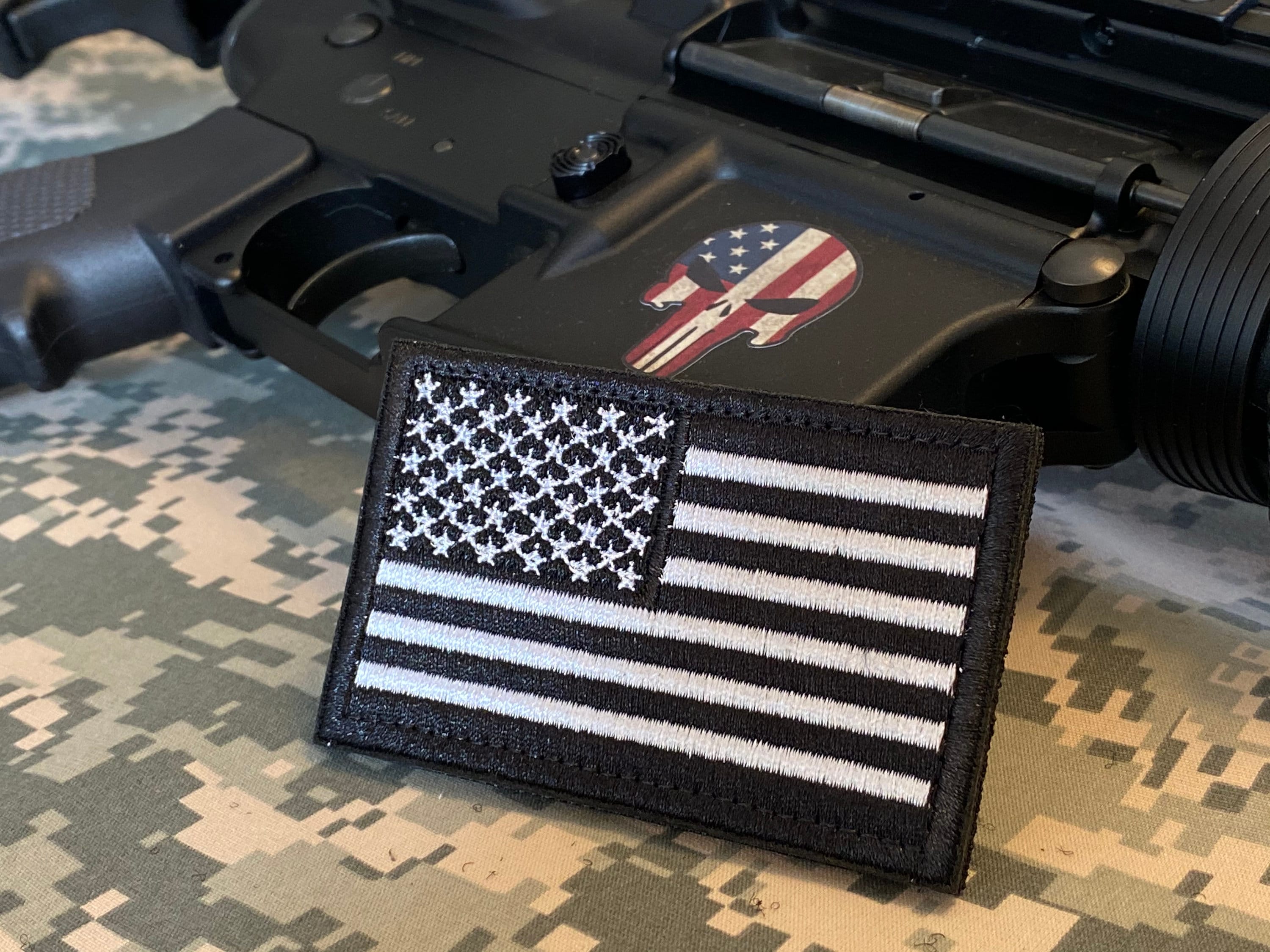 Operator Contractor Tactical Military Hat With Punisher USA Flag ...