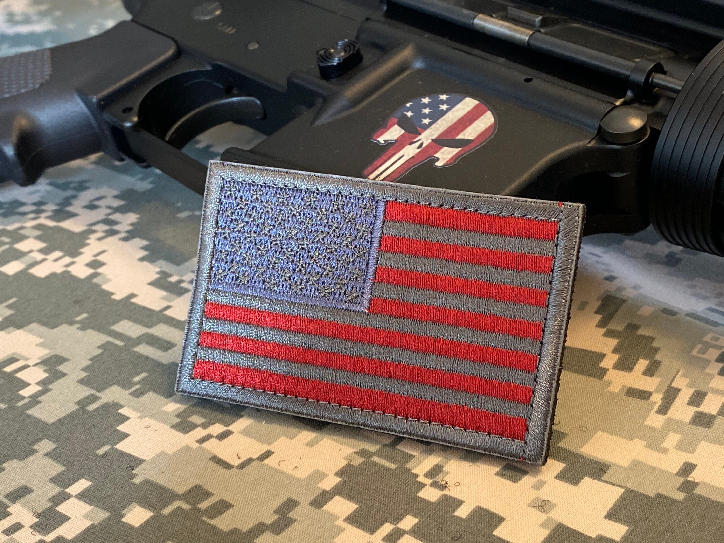 Operator Contractor Tactical Military Hat With Punisher USA Flag ...