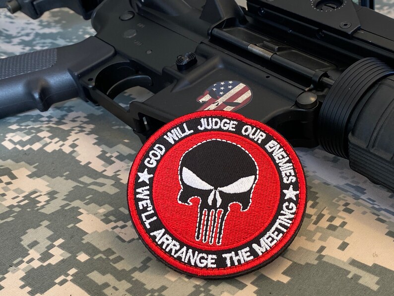 Tactical Operator Contractor Military Hat With Punisher Skull God Will ...