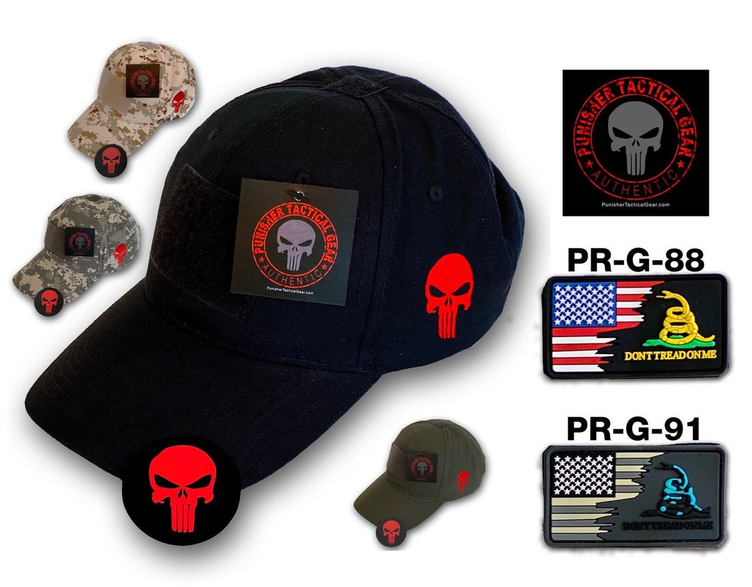 Operator Contractor Tactical Military Hat With Don't Tread on Me Rubber ...