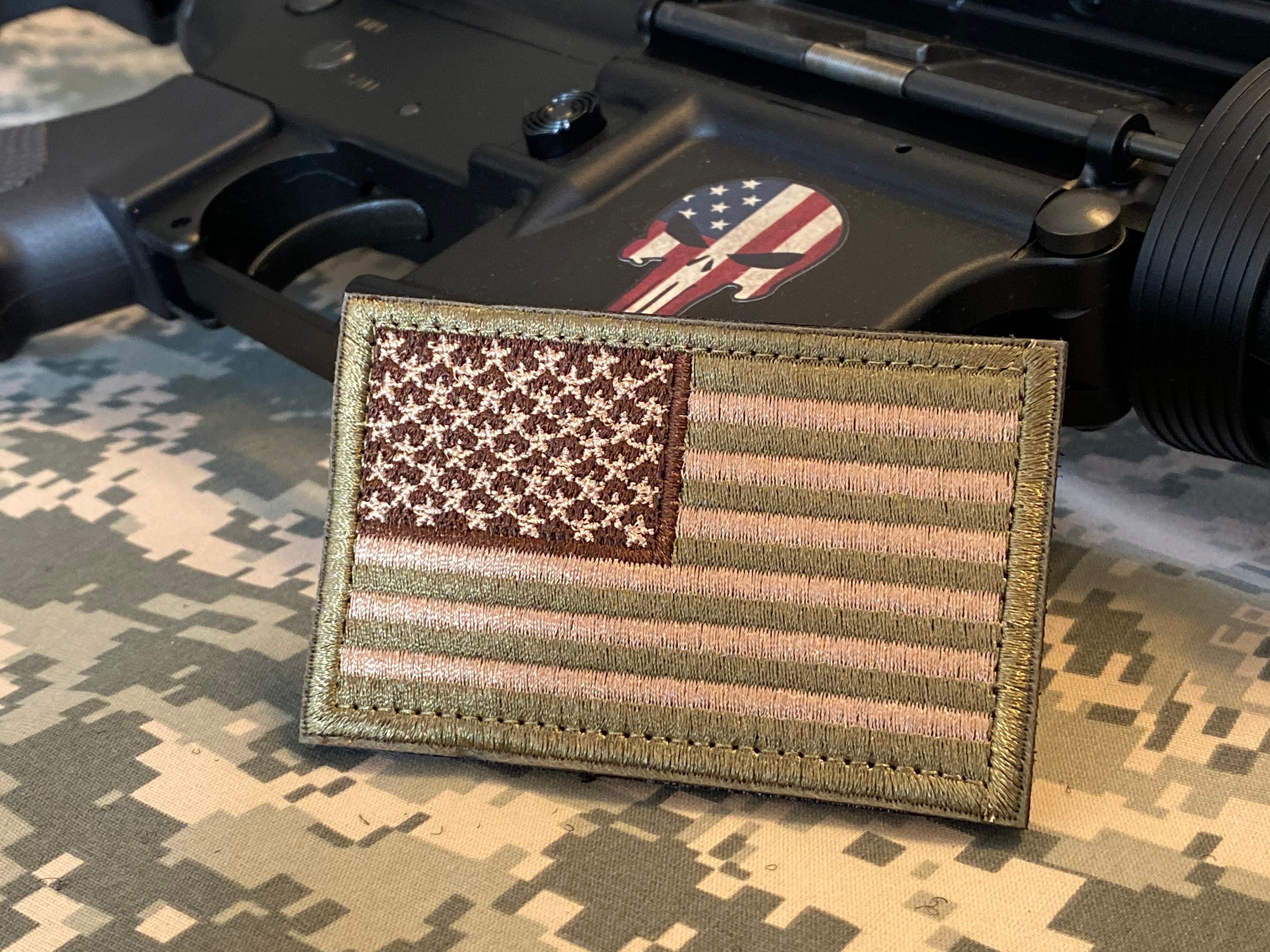 Operator Contractor Tactical Military Hat With Punisher USA Flag ...