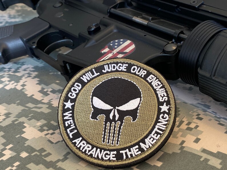 Tactical Operator Contractor Military Hat With Punisher Skull God Will ...