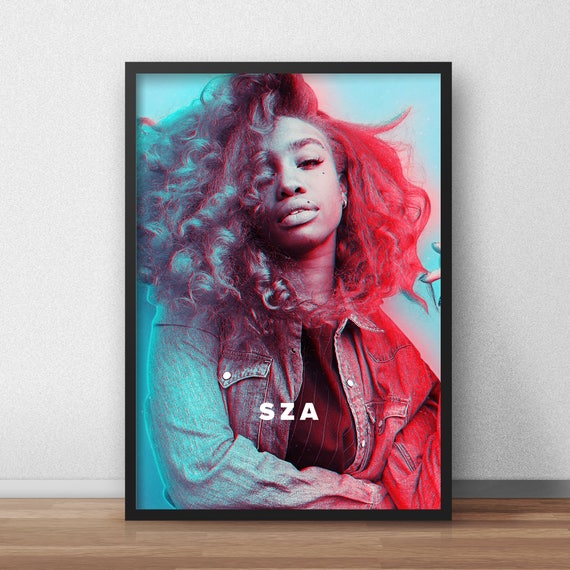 SZA Poster Hip Hop Poster SZA Ctrl TDE Sza Hip Hop Sza