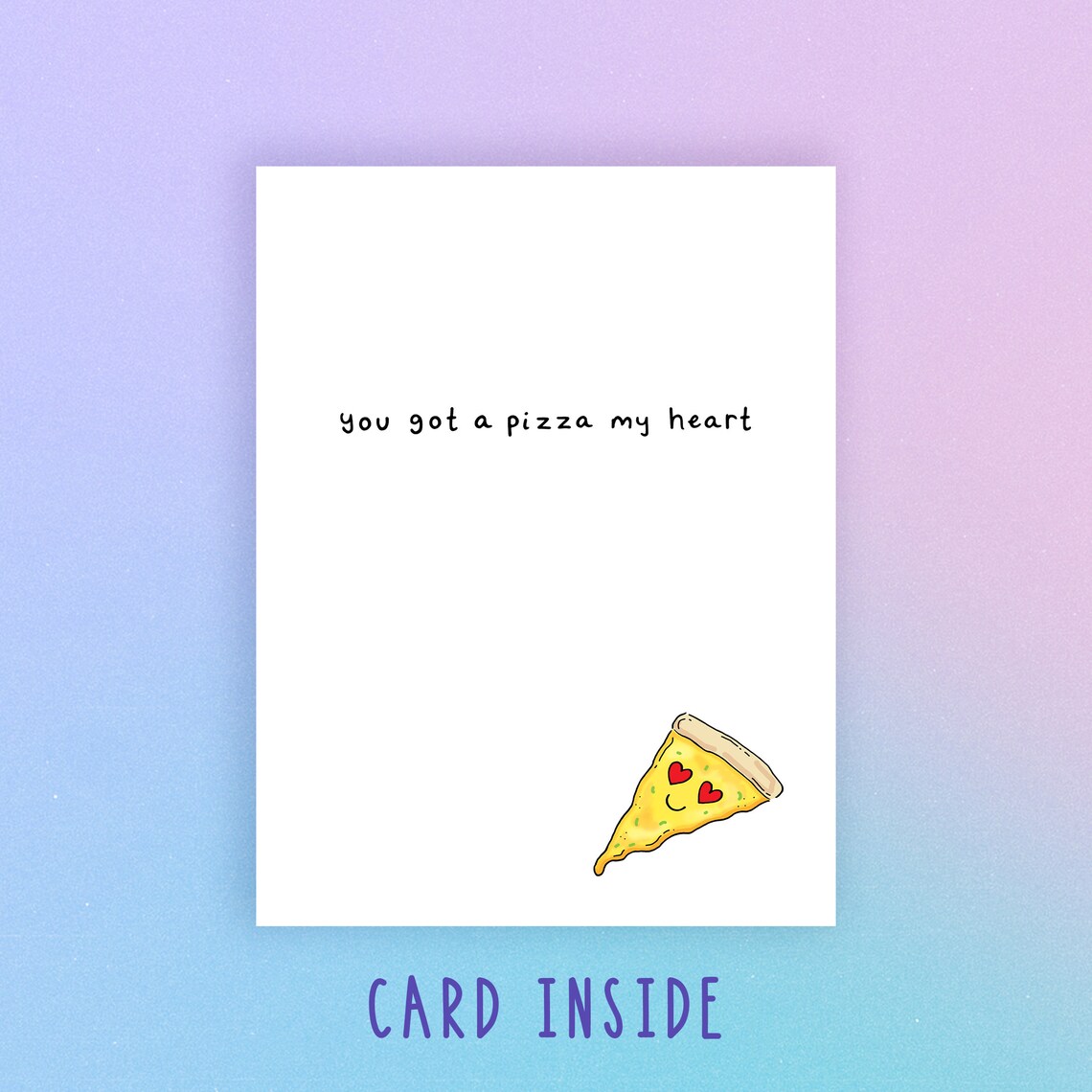You Got A Pizza My Heart Card Love Card Anniversary Card - Etsy