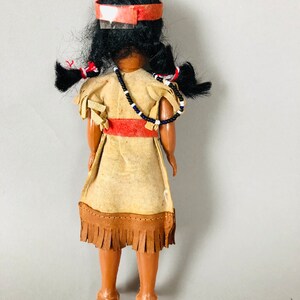 An Attractive Vintage Hard Plastic Canadian Doll in Native Indian ...