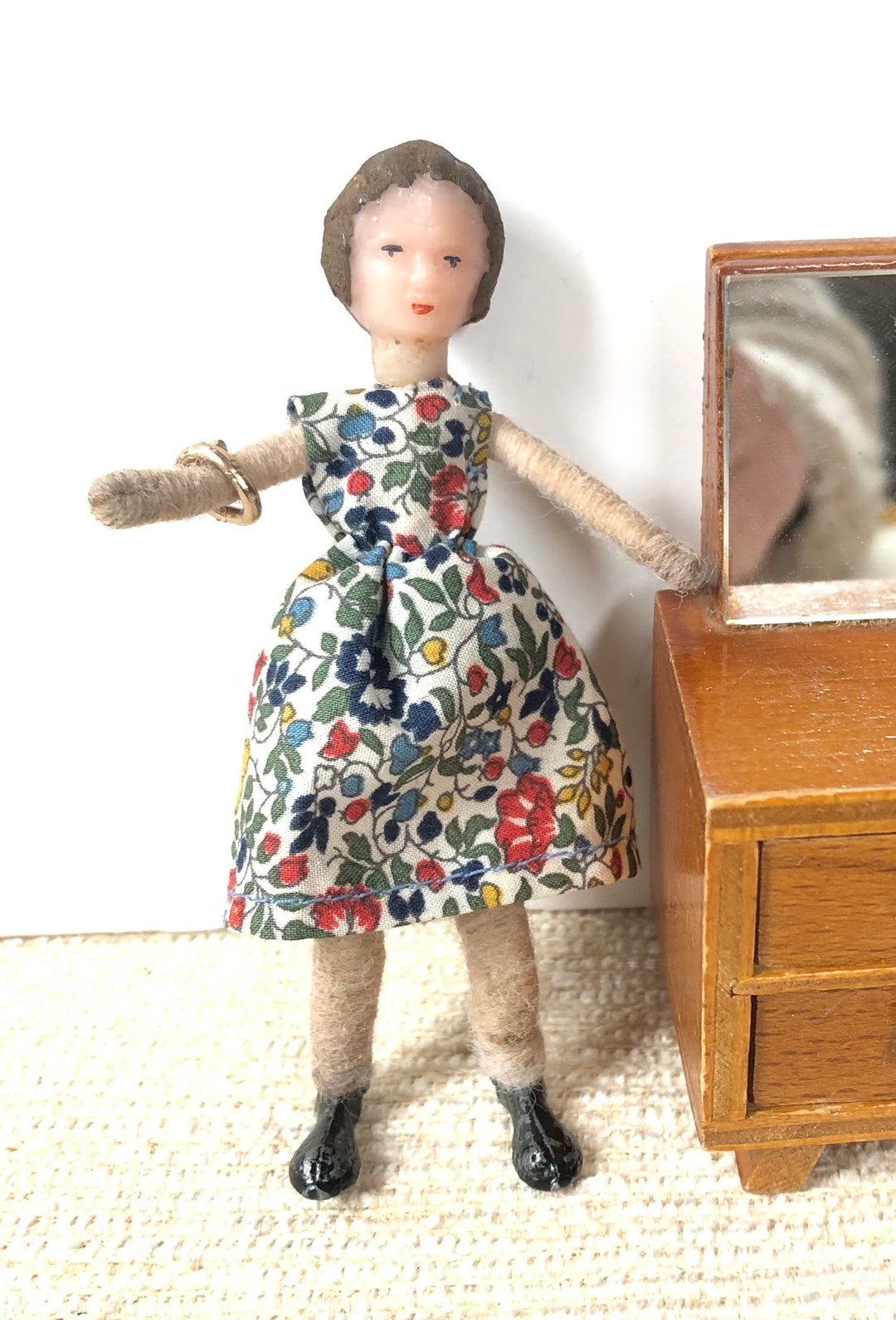 A Teenage Girl Dol-toi Dolls House Figure. Vintage About 1950. - Etsy