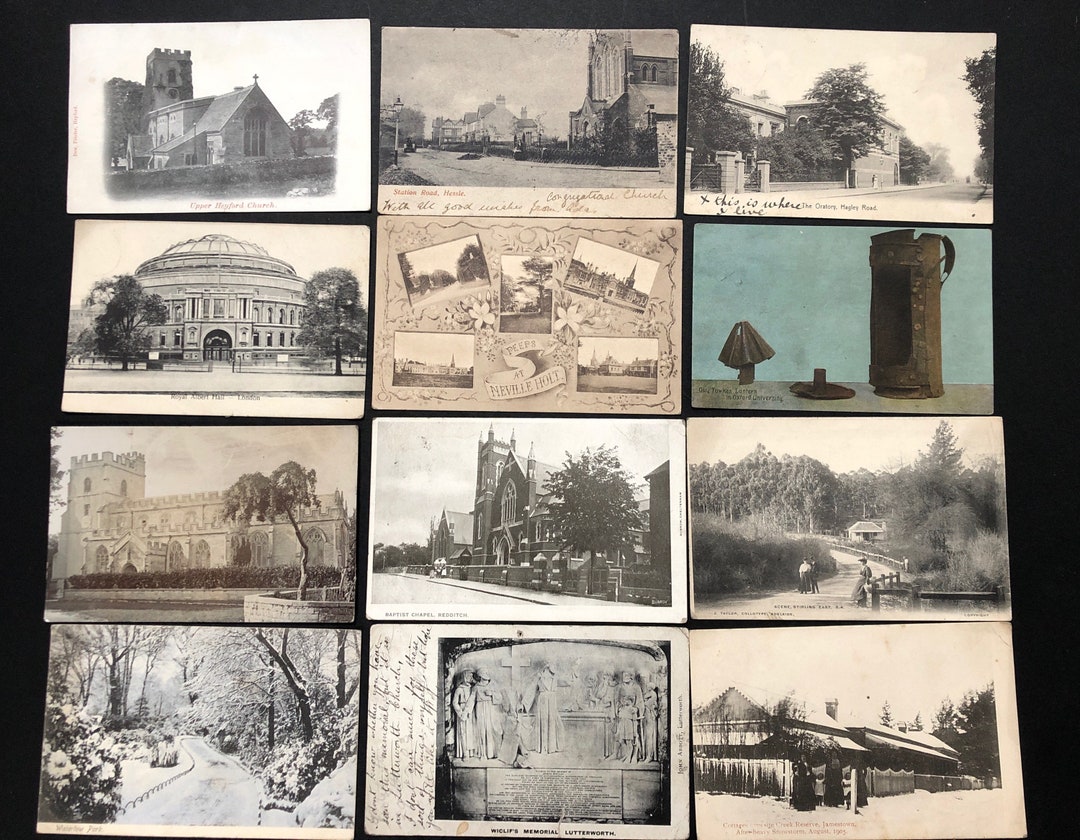 Nineteen Pictorial Post Cards. England and Australia - Etsy