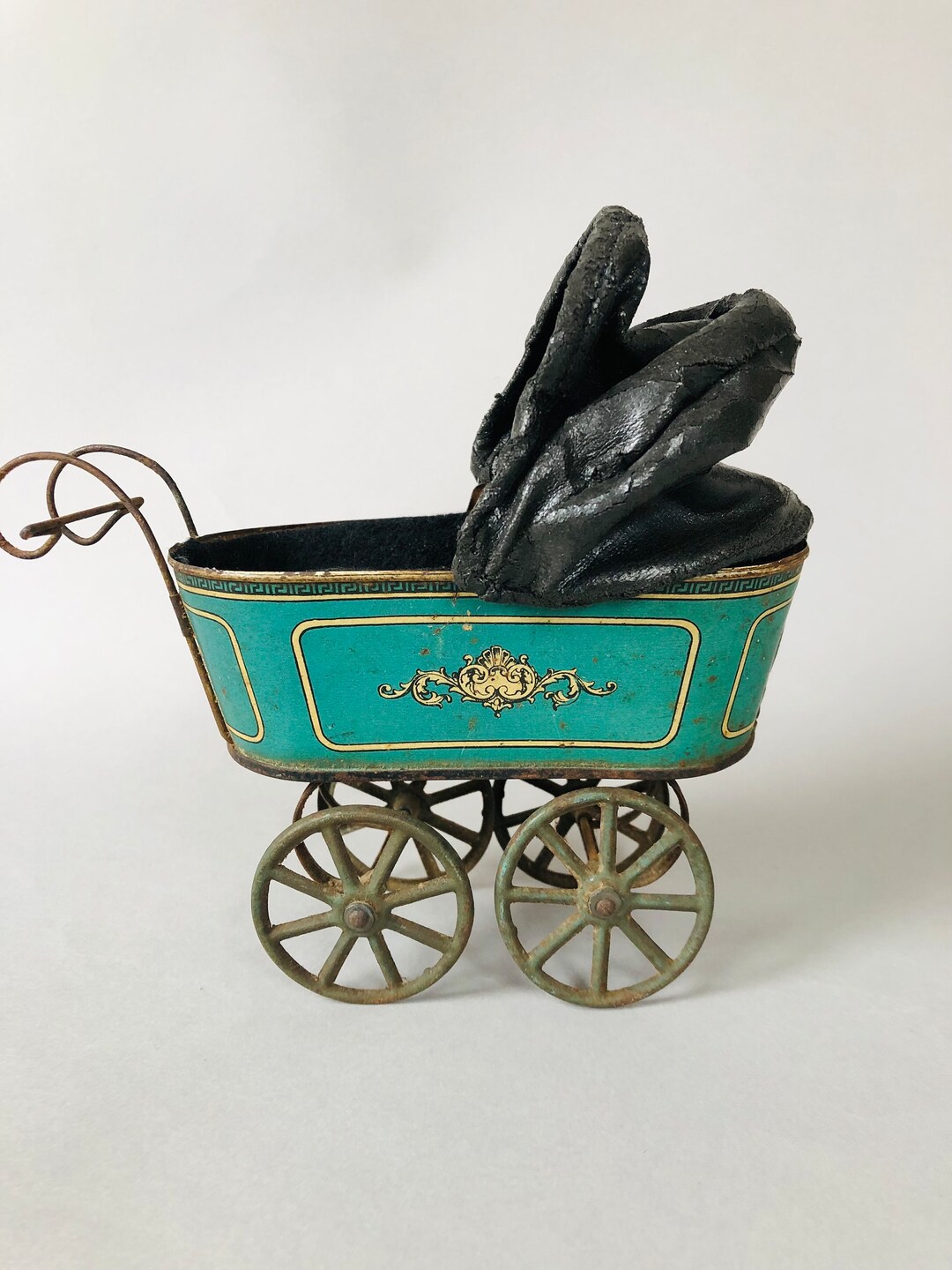 A Victorian Dolls Pram, Tin Body, Possibly Marklin German-this is Very ...