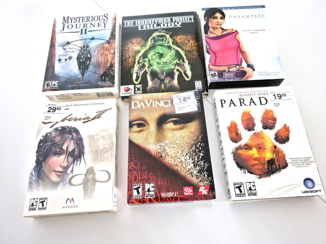 Vintage PC Adventure Games Lot for Sale (6 Titles) - Golden Era ...