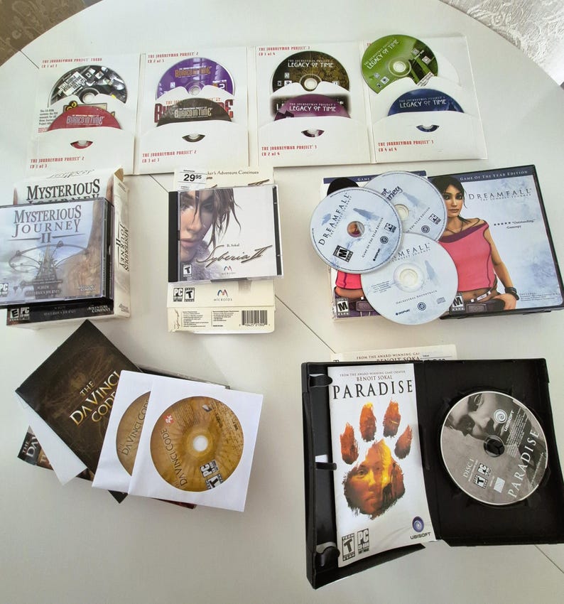 Vintage PC Adventure Games Lot for Sale (6 Titles) - Golden Era ...