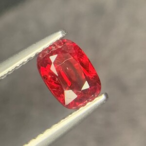 Pigeon Blood Red Ruby Loose Stone, Faceted Cushion Shape Gemstone Loose ...