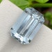 Emerald Cut Santa Maria Aquamarine Cut Stone, Aquamarine Blue Gemstone ...