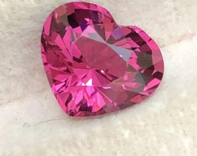 Burmese Pink Heart Spinel Gemstone: Natural Jewelry Stone, 1.40 CT - Etsy