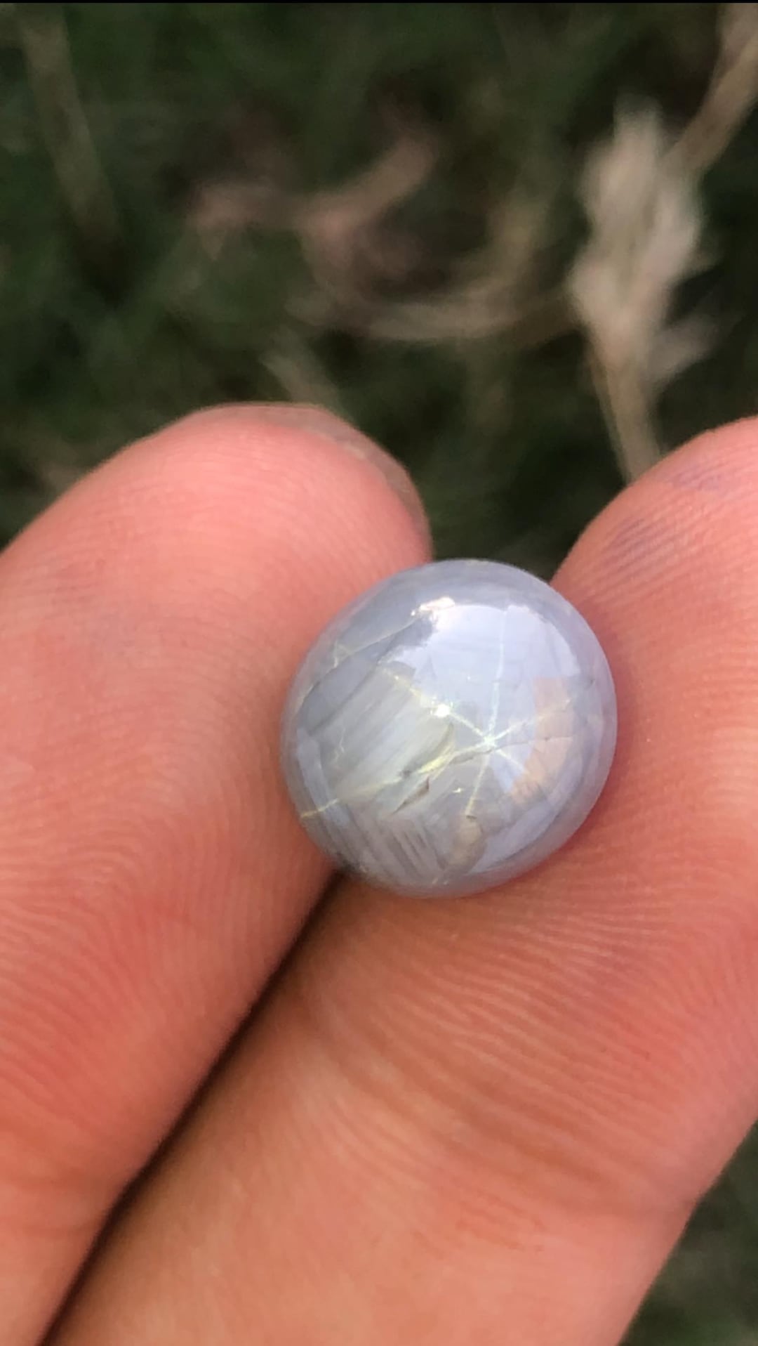 Natural Star Sapphire Gemstone, Oval Shape Star Sapphire Loose Gemstone ...