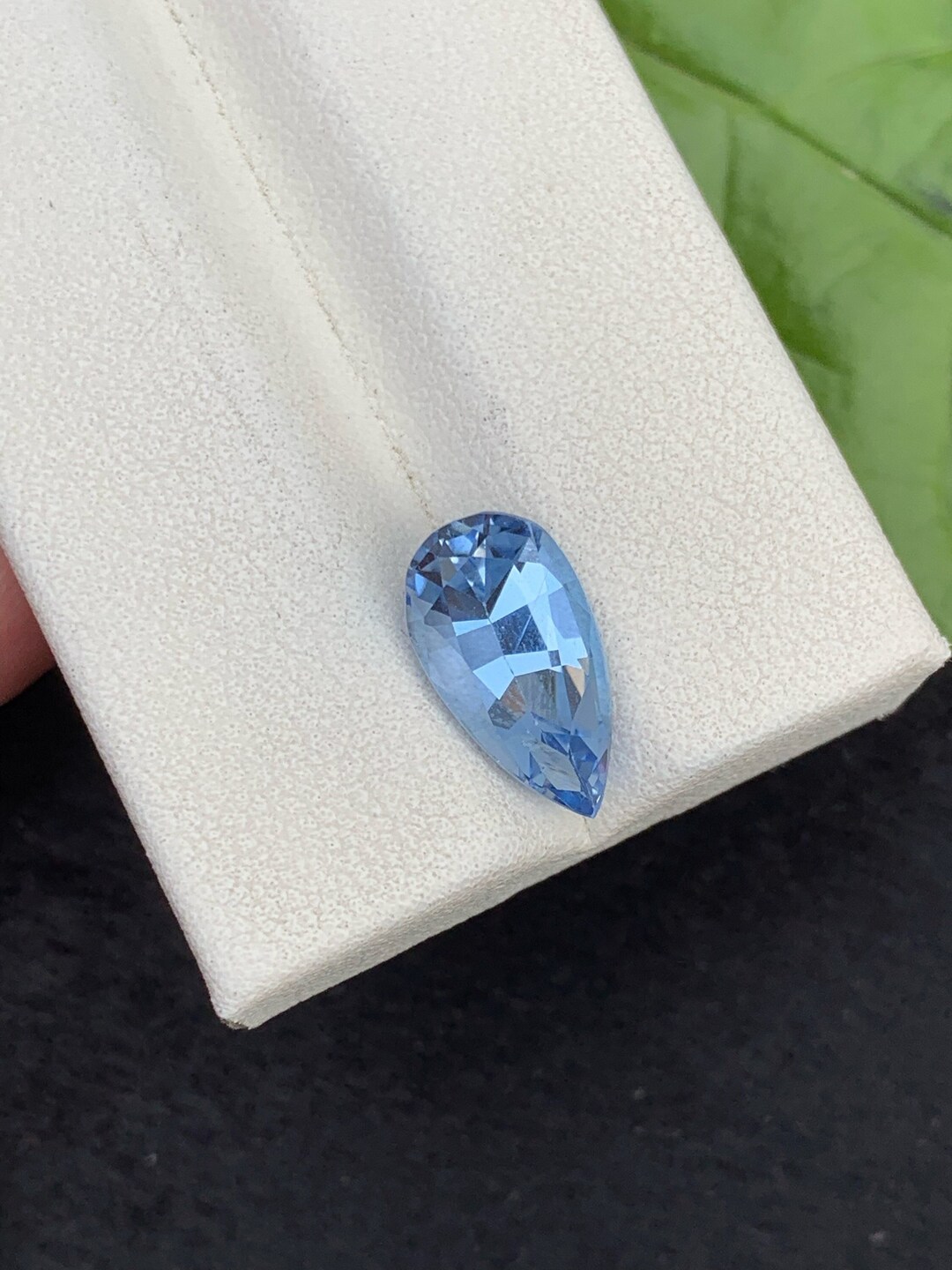 Aquamarine Loose Gemstone, Perfect Pear Cut, Beautiful Santa Maria Blue ...