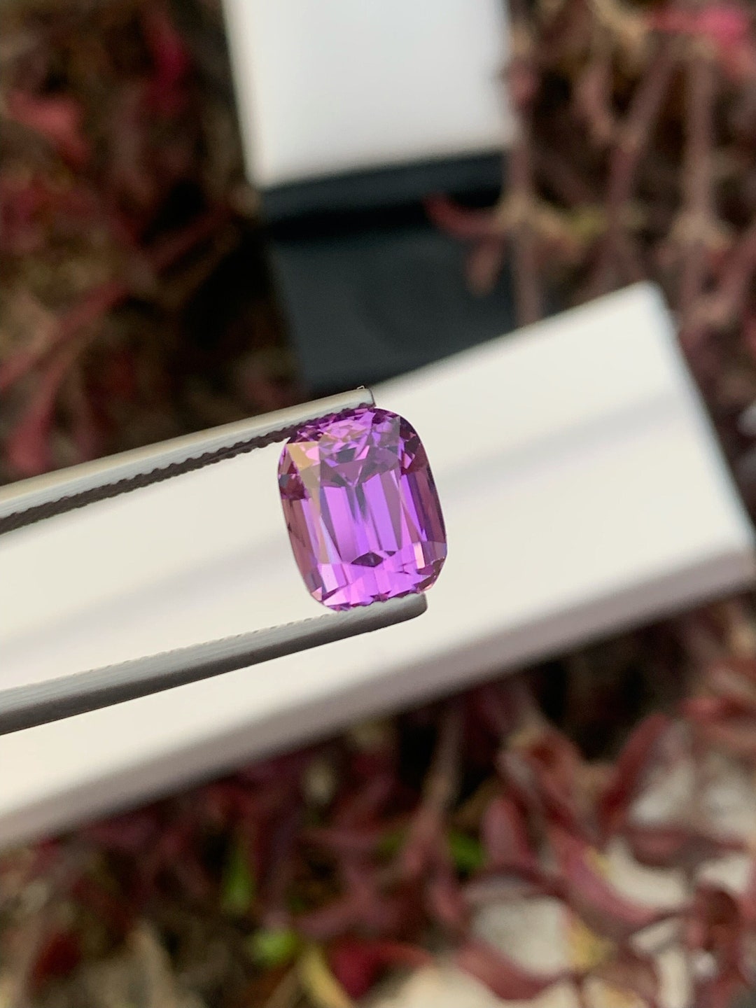 Deep Pink Kunzite Stone for Ring Making, Faceted Kunzite Loose Stone ...