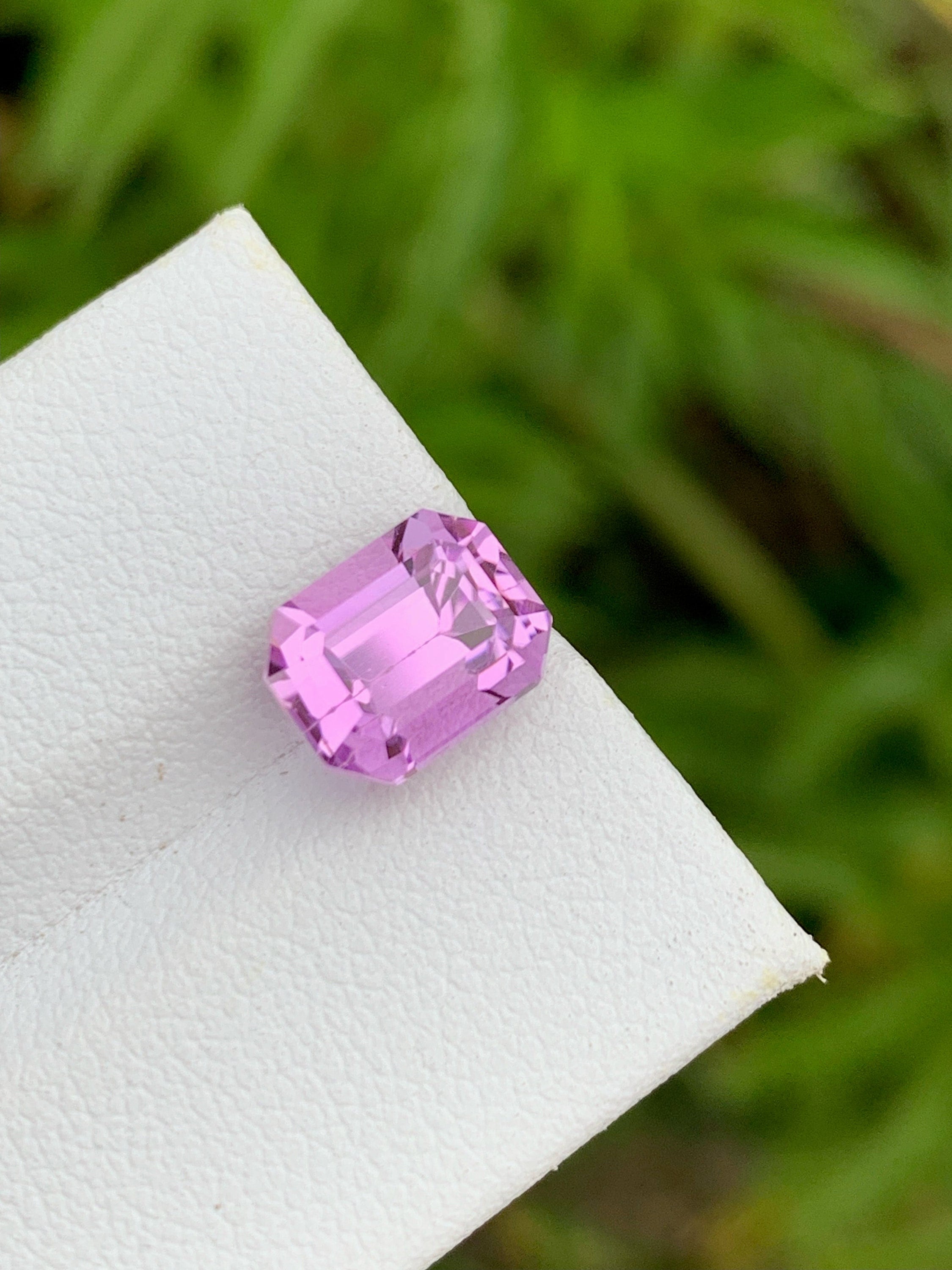 Pink Kunzite Ring Making, Lavender Kunzite Gemstone Ring Stone, Natural ...
