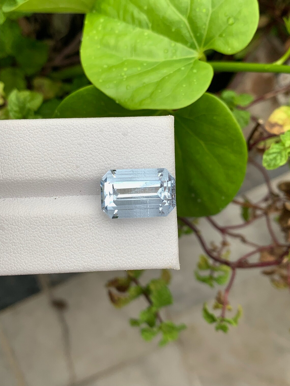 Emerald Cut Santa Maria Aquamarine Cut Stone Aquamarine Blue - Etsy