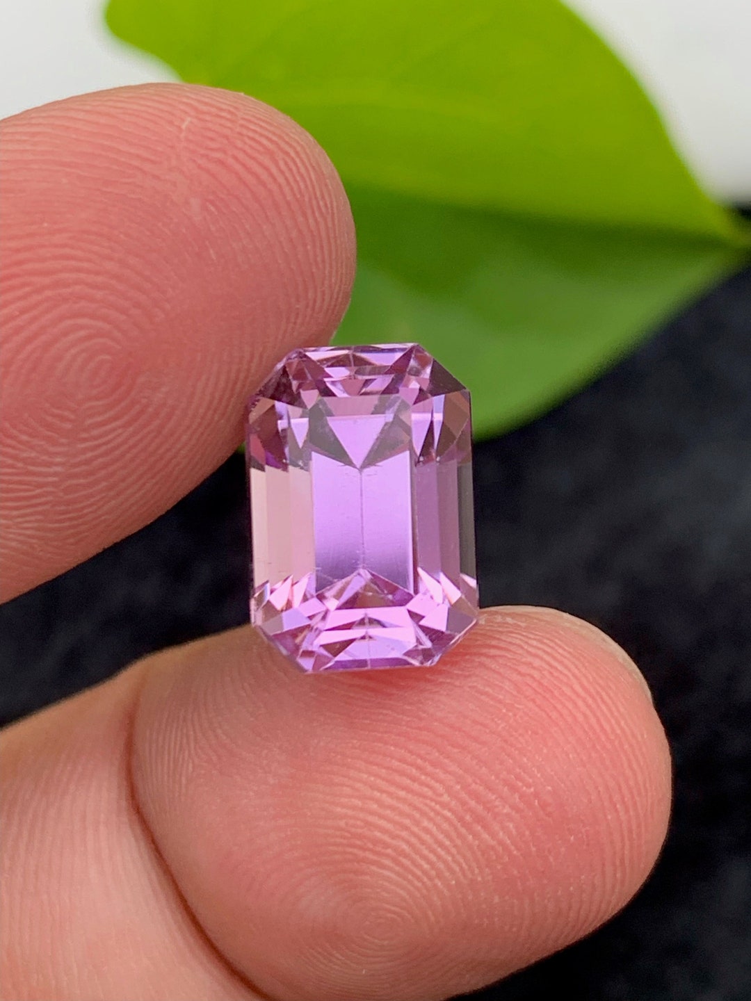 Violet Pink Kunzite Gemstone, Loupe Clean Kunzite Cut Stone, Excellent ...