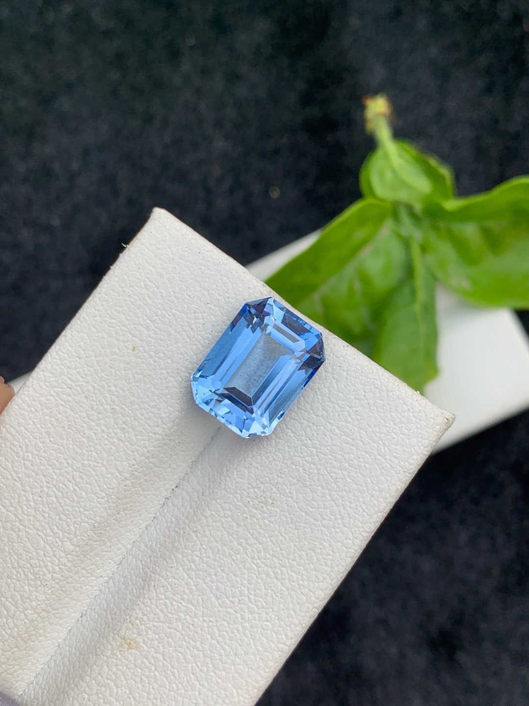 Santa Maria Aquamarine Gemstone: Light Blue Emerald Cut, 4.40 CT - Etsy