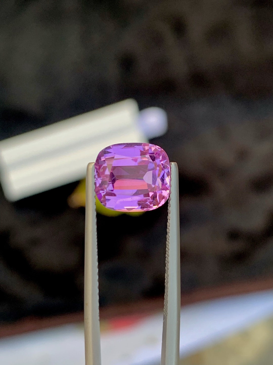 Deep Pink Kunzite Loose Gemstone, Natural Kunzite Gemstone Jewelry ...