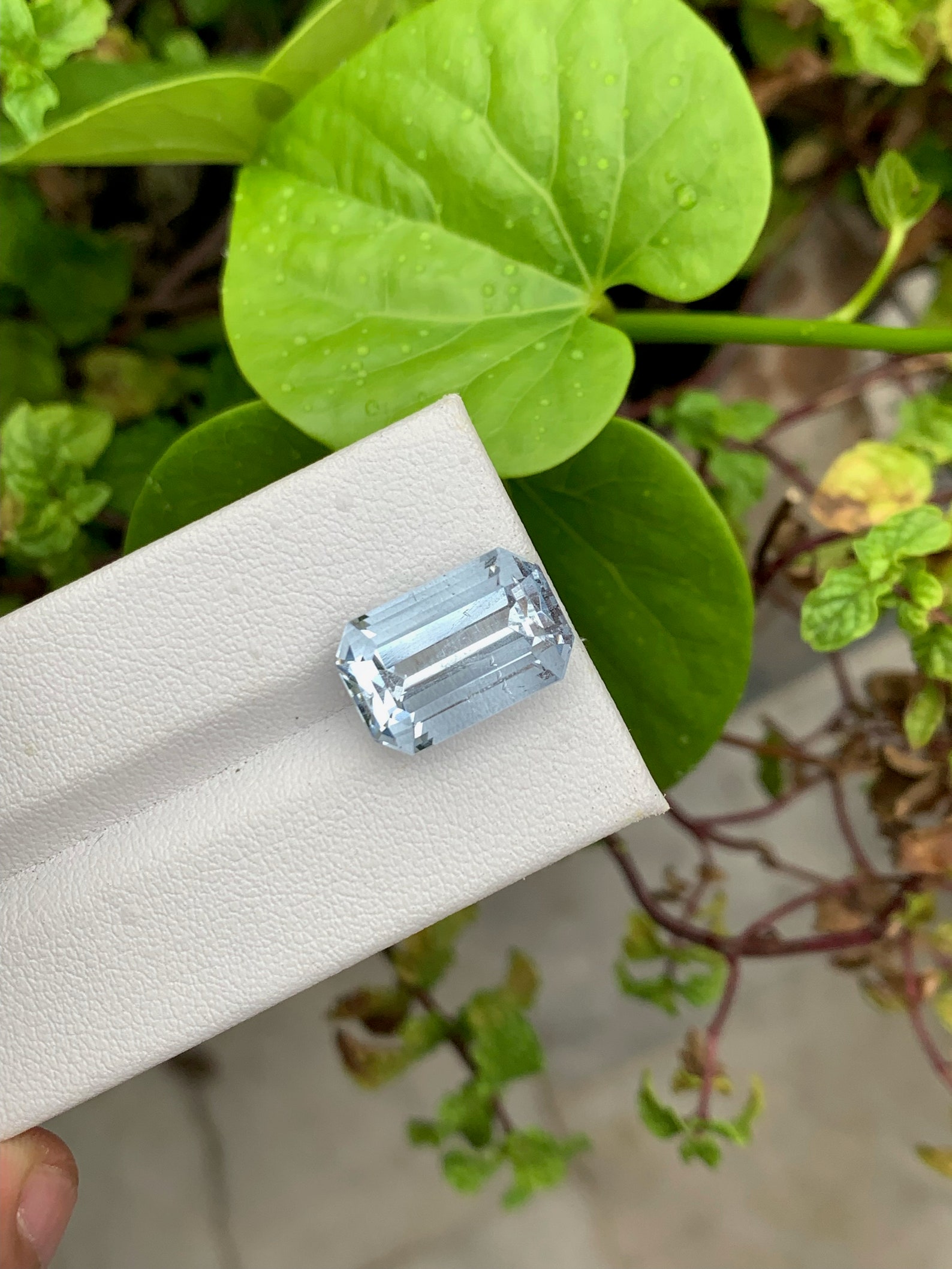 Emerald Cut Santa Maria Aquamarine Cut Stone Aquamarine Blue - Etsy