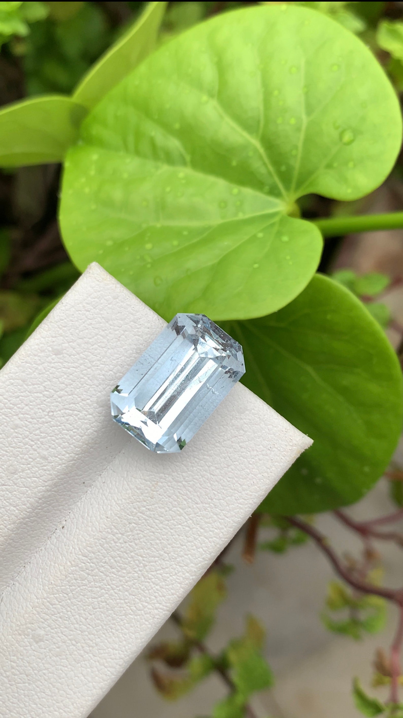 Emerald Cut Santa Maria Aquamarine Cut Stone Aquamarine Blue - Etsy