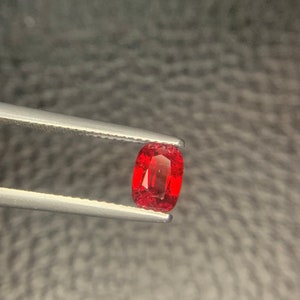 Pigeon Blood Red Ruby Loose Stone, Faceted Cushion Shape Gemstone Loose ...