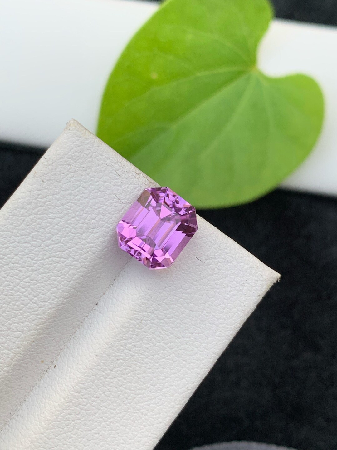 Natural Pink Kunzite Emerald Shape Kunzite Faceted Gemstone - Etsy