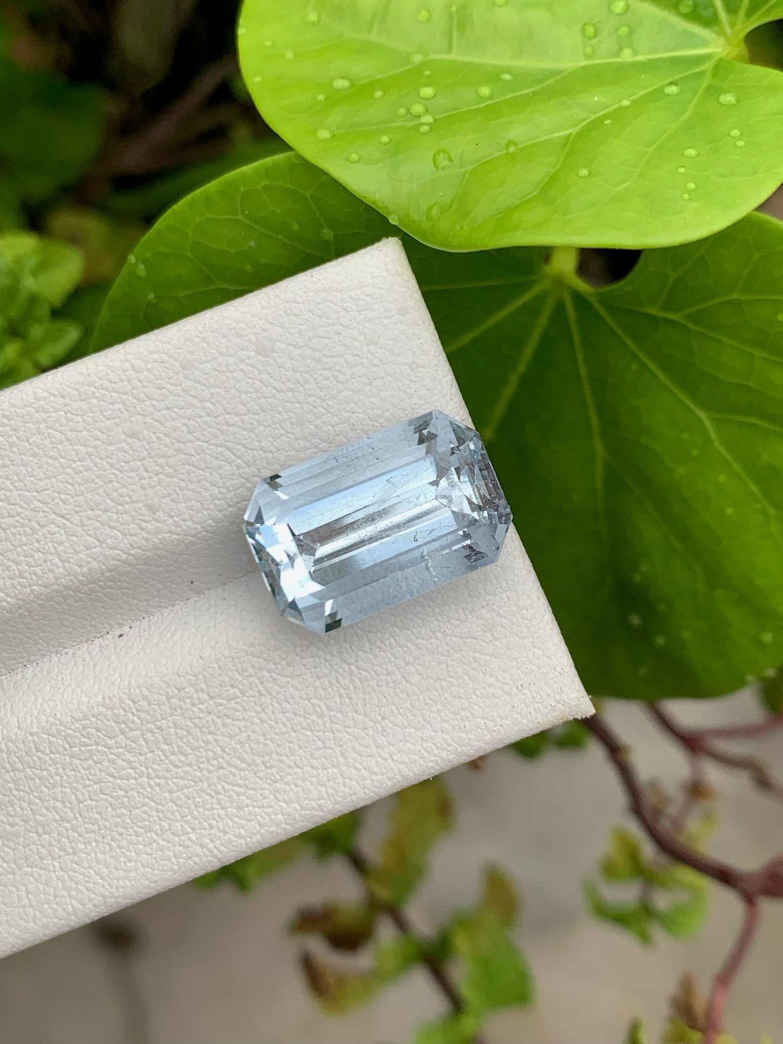 Emerald Cut Santa Maria Aquamarine Cut Stone Aquamarine Blue - Etsy