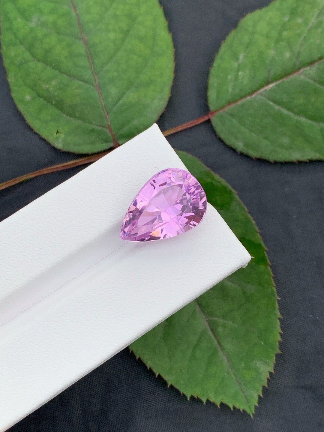 Pear Shape Kunzite Loose Gemstone Pink Kunzite Gemstone for Jewelry ...