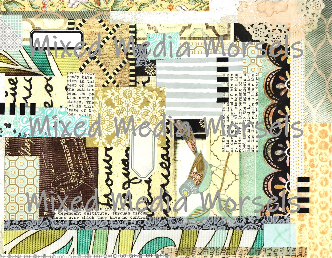 Digital Download - Collage Master Board Vintage Turquoise - Etsy