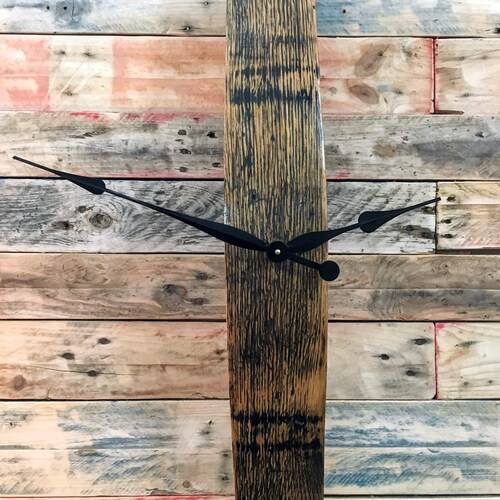 Whisky Barrel Stave Clock - Etsy UK