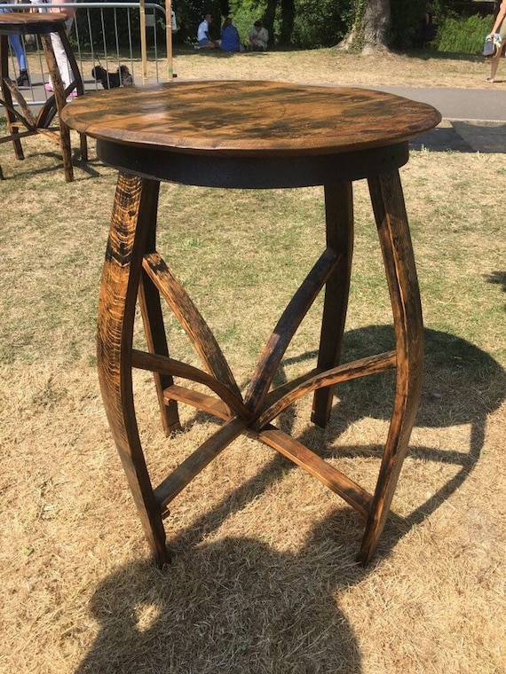 Whisky Barrel High Pub Table | Etsy