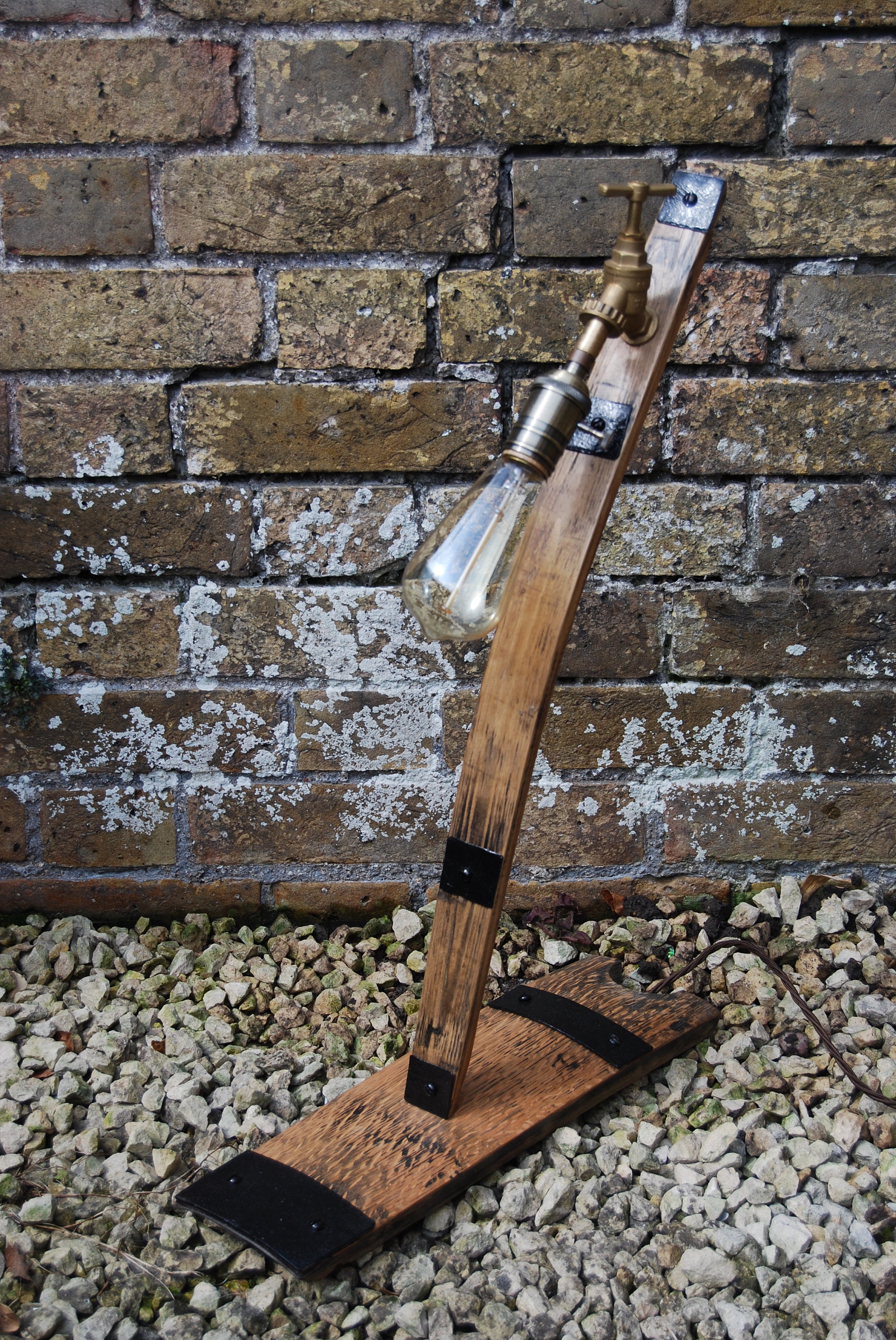 Barrel stave tap lamp | Etsy