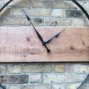 Large Whisky Barrel Ring Clock - Etsy UK