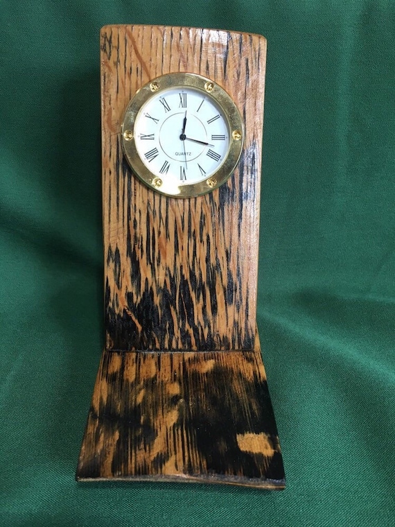 Whisky Barrel Stave Clock | Etsy UK