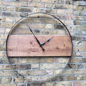 Large Whisky Barrel Ring Clock - Etsy UK