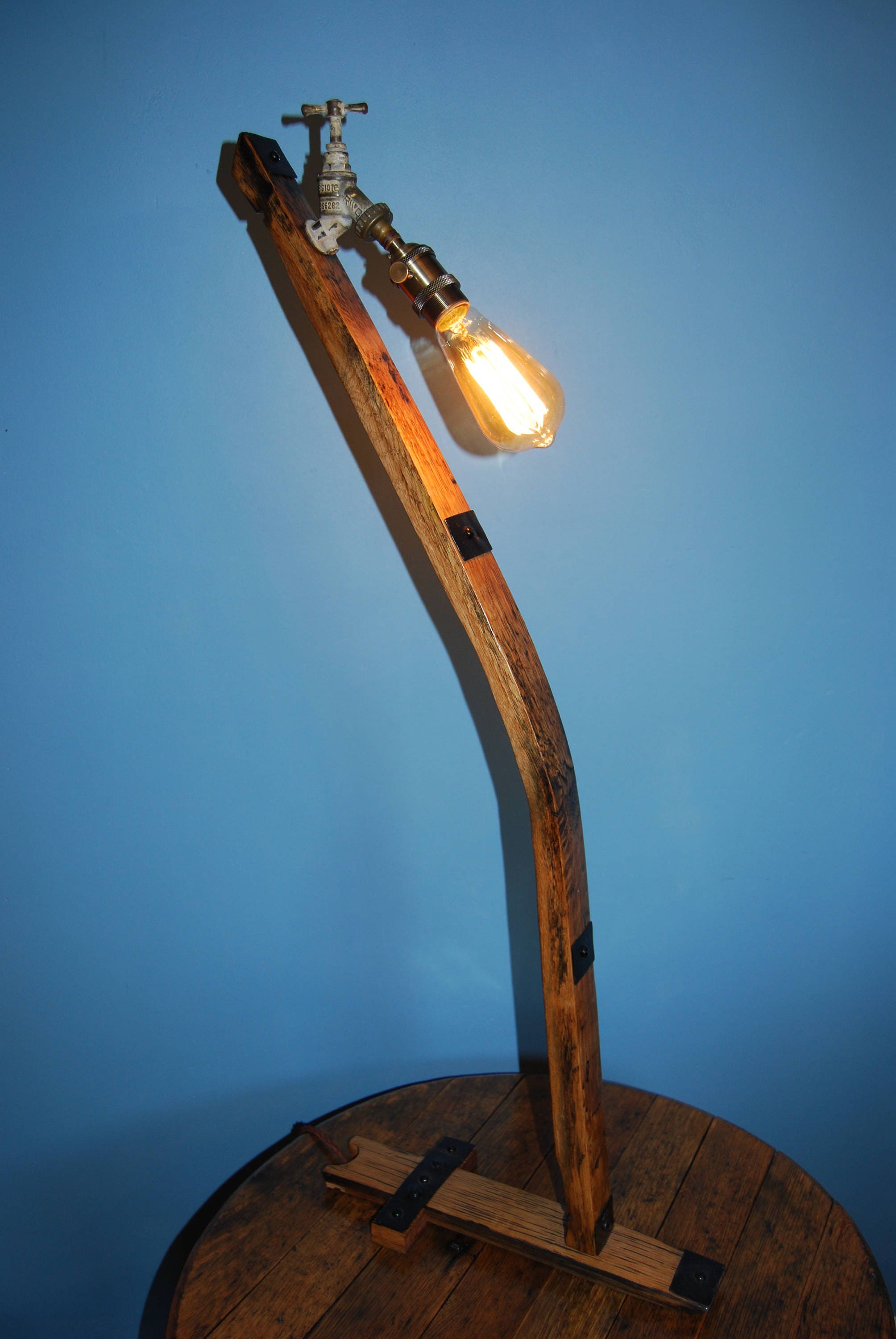 Barrel Stave Tap Lamp | Etsy