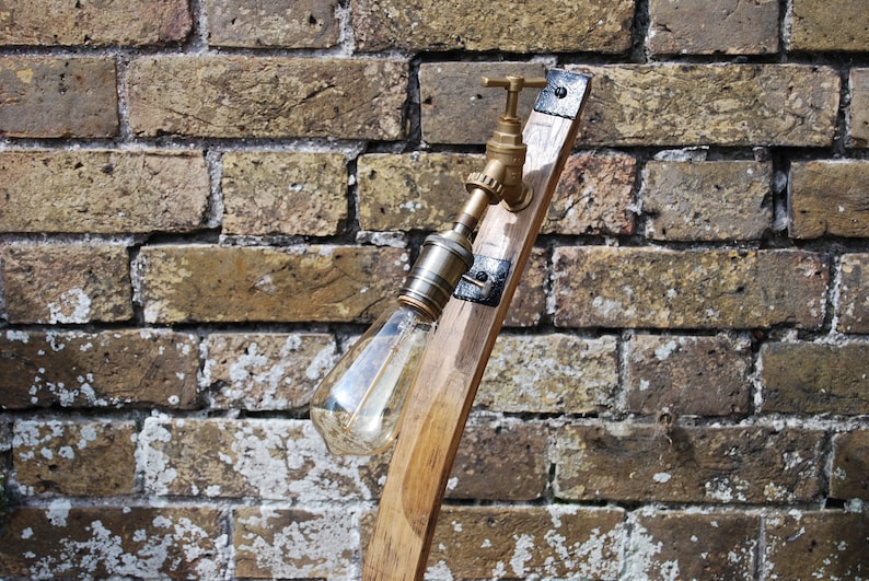 Barrel Stave Tap Lamp - Etsy UK