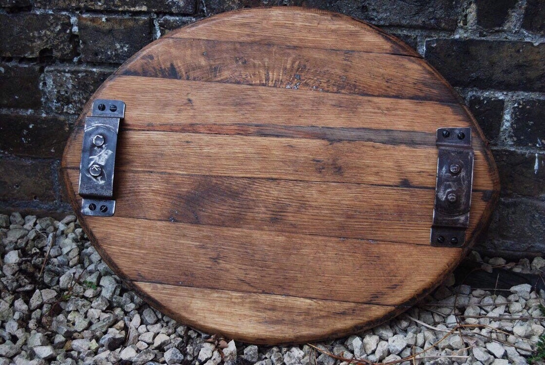 Large Whisky Barrel Lid Cheese Board - Etsy UK