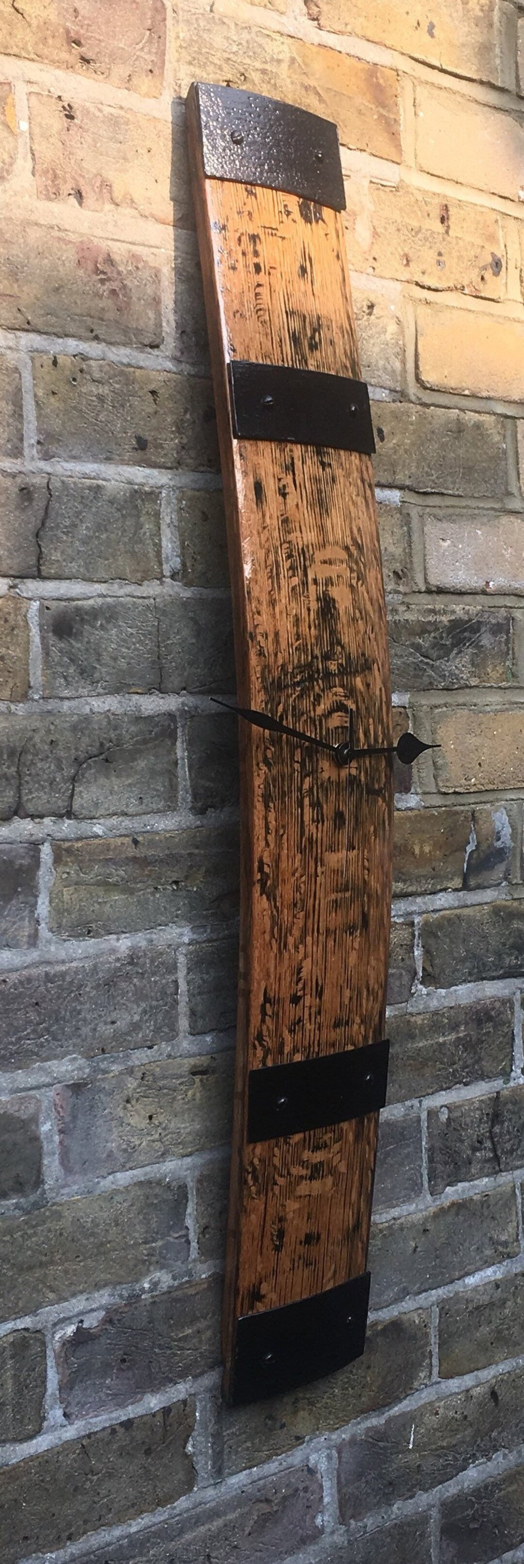 Whisky Barrel Stave Clock - Etsy UK