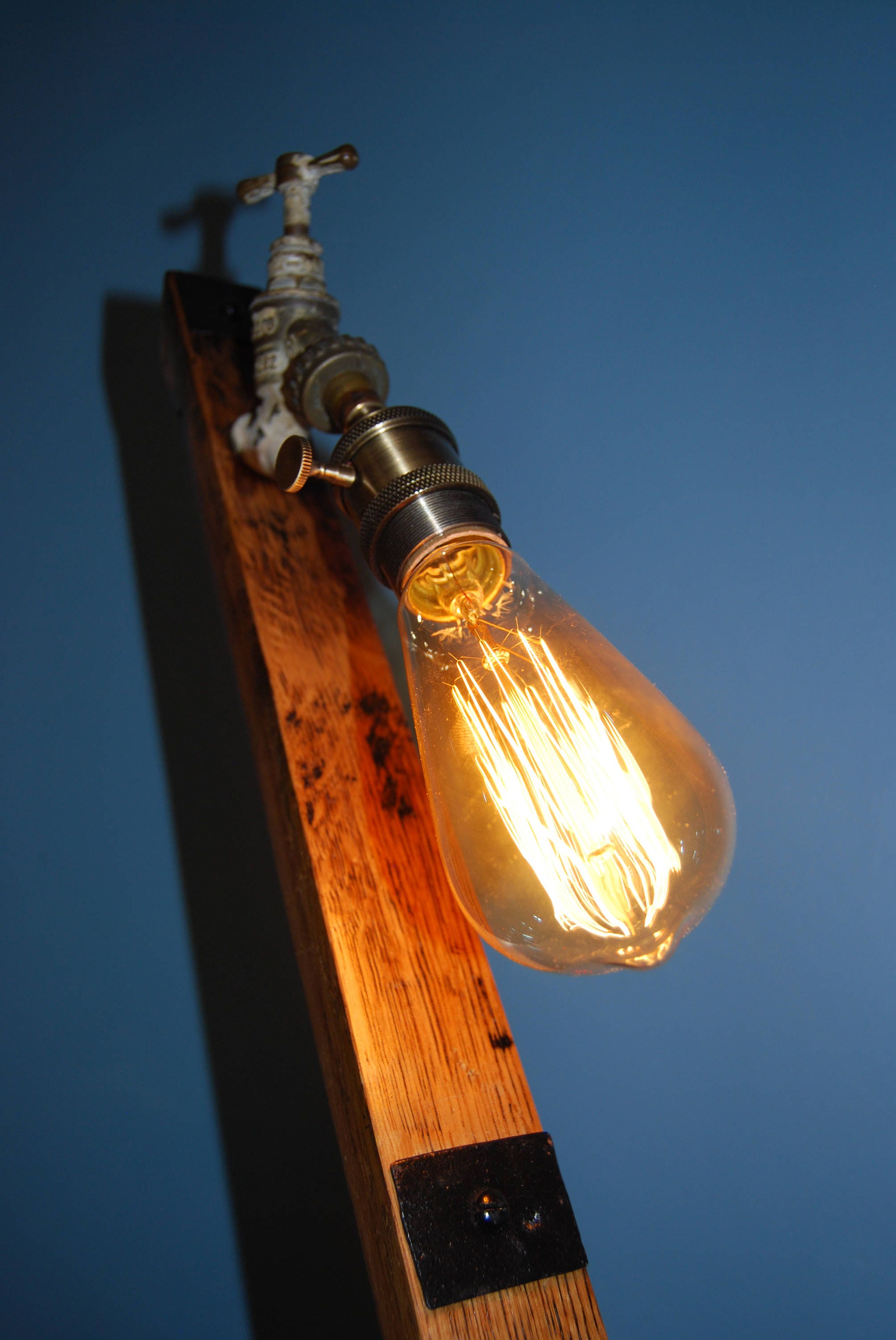 Barrel Stave Tap Lamp | Etsy
