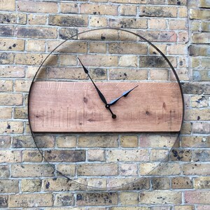 Large Whisky Barrel Ring Clock - Etsy UK