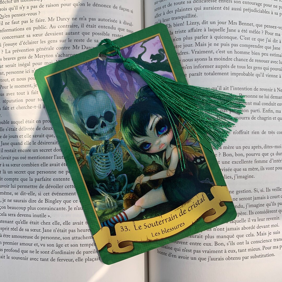 The Crystal Underground: the Wounds Oracle Bookmark Illustrated ...