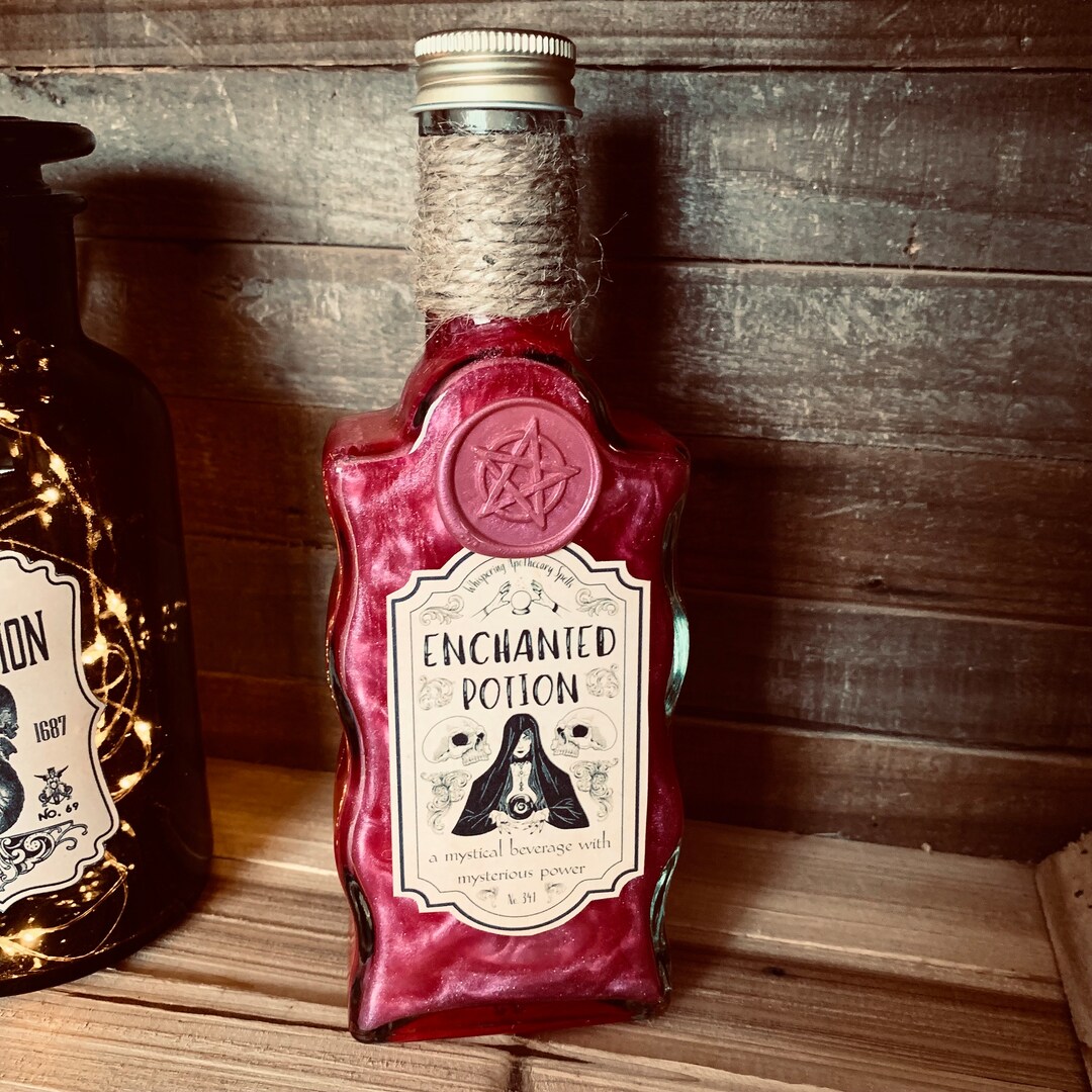 Vial of Enchanted Potion for a Cabinet of Curiosity or Wizarding School ...