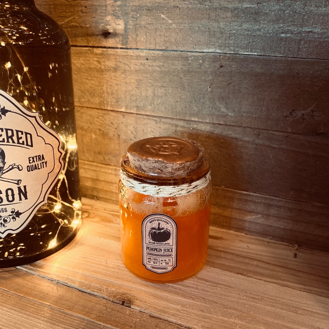 Mini Vial of Pumkin Juice Potion for a Cabinet of Curiosity or - Etsy