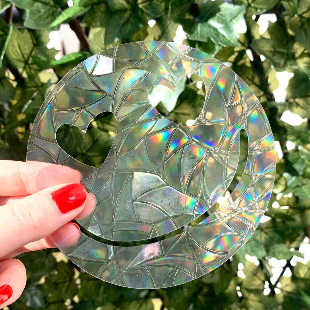 Smiley Hearts - Fun Rainbow Suncatcher Sticker - Bright and Colorful ...