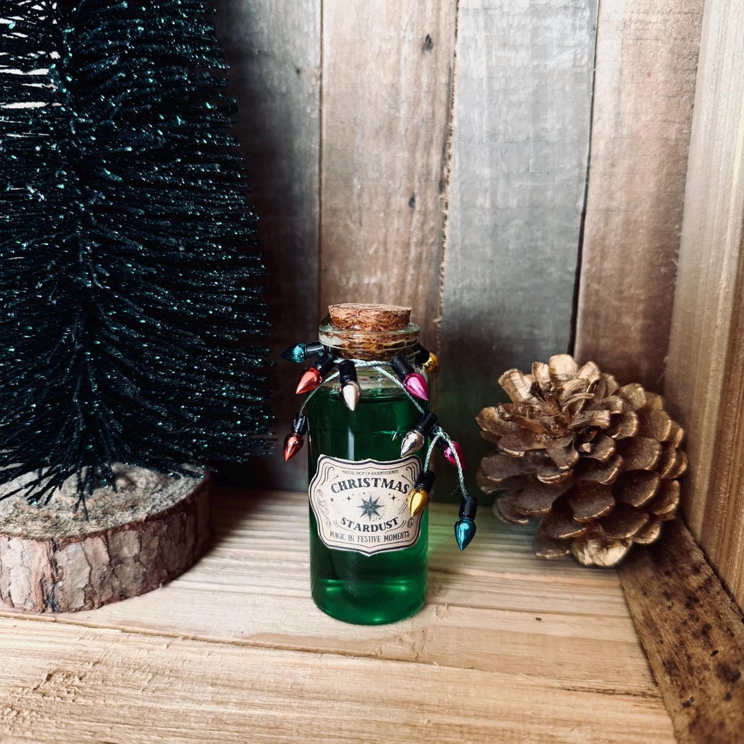 Mini Christmas Stardust Potion Vial - Etsy