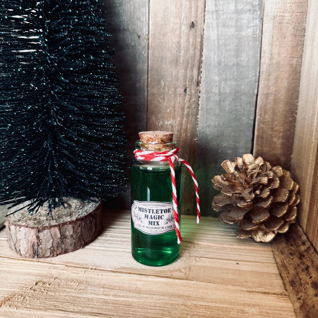 Mini Mistletoe Magic Mix Christmas Potion Vial - Etsy